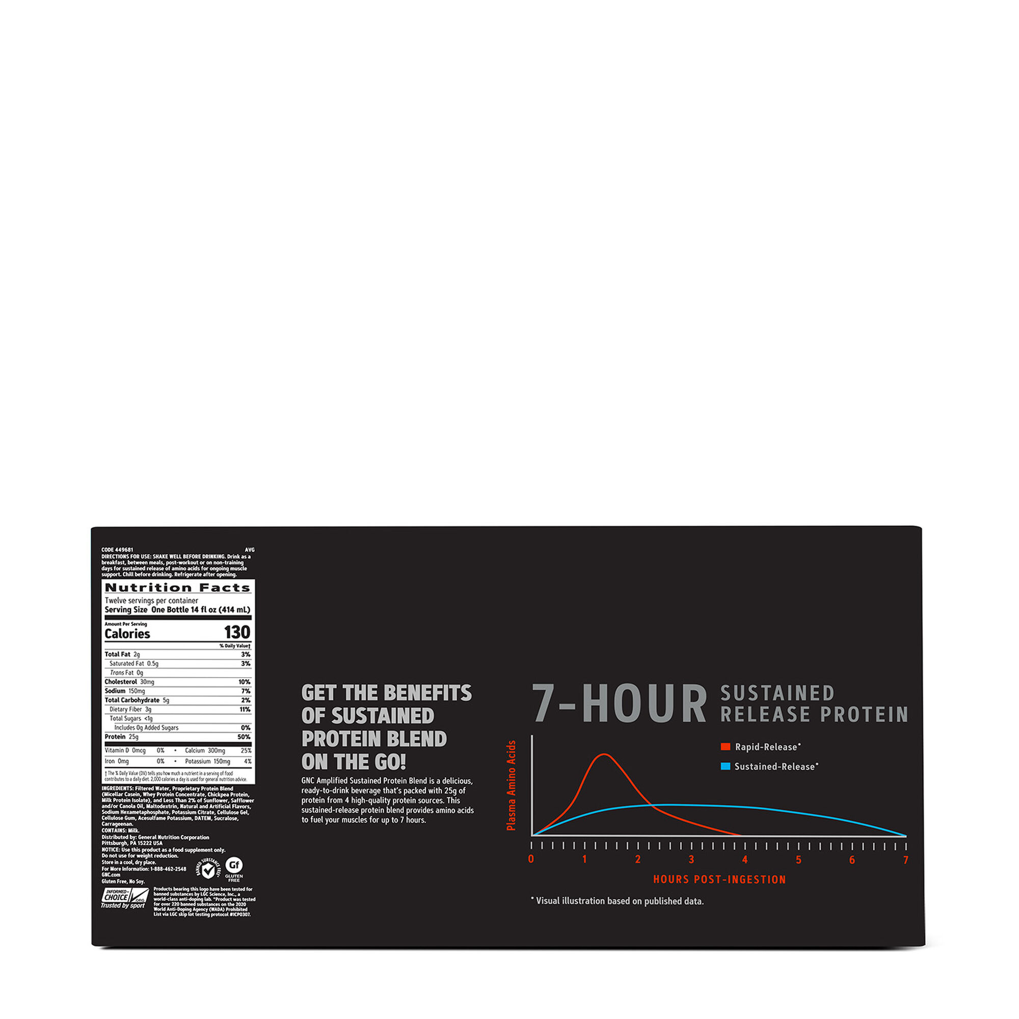 AMP Sustained Protein Blend(RTD) | Informed Choice